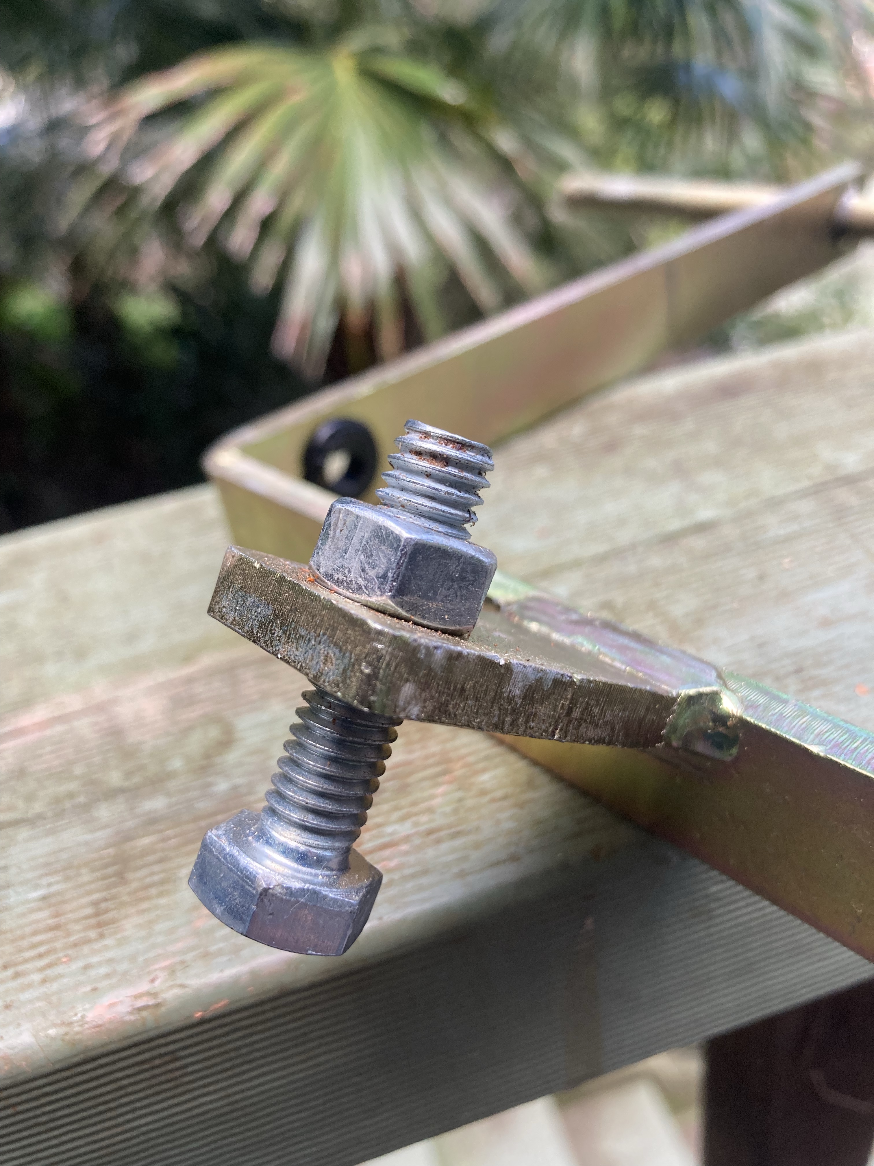 Adjustment of Venco wheel motor position bolt. – Umina Beach Pottery